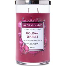 Colonial Candle Duftkerze "Holiday Sparkle" in Pink - 510 g - 44% | Kerzen-vasen