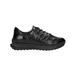 Wojas Leder-Sneakers in Schwarz - 46% | Gr&ouml;&szlig;e 43 | Herrensneakers