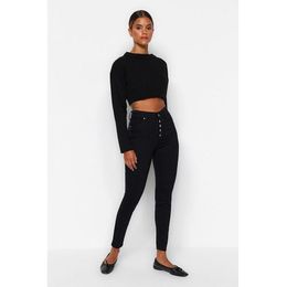 Trendyol Jeans - Skinny fit - in Schwarz - 39% | Gr&ouml;&szlig;e 36 | Damenjeans