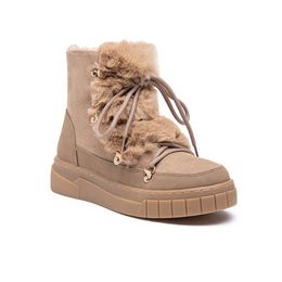 Foreverfolie Winterstiefel in Beige - 56% | Gr&ouml;&szlig;e 37 | Damen-stiefel