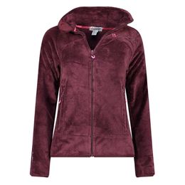 Canadian Peak Fleecejacke "Udilas" in Bordeaux - 59% | Gr&ouml;&szlig;e XL | Damenjacken
