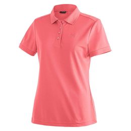 Maier Sports Funktionspoloshirt "Ulrike" in Pink - 62% | Gr&ouml;&szlig;e 36 | Damen-outdoor-tops-shirts