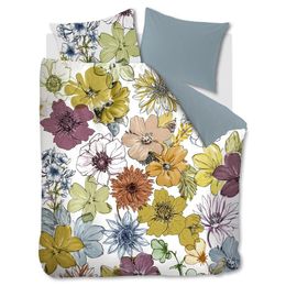 Beddinghouse Bettw&auml;sche-Set ''Lotti'' in Wei&szlig;/ Gelb/ Orange - 60% | Gr&ouml;&szlig;e 200x200/220 cm | Bettwaesche-bettwaren
