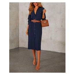 Milan Kiss Kleid in Dunkelblau - 51% | Gr&ouml;&szlig;e M | Damen-kleider