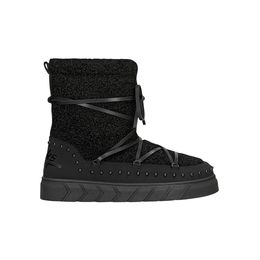 Relaks Leder-Winterstiefel in Schwarz - 42% | Größe 38 | Damen-stiefel