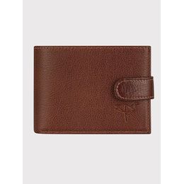 Lucky Bees Leder-Geldb&ouml;rse in Hellbraun - (H)8 x (T)2 cm - 79% | Herren-portemonnaies-etuis