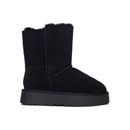Gooce Leder-Winterboots "Tempe" in Schwarz - 58% | Gr&ouml;&szlig;e 41 | Damen-stiefel