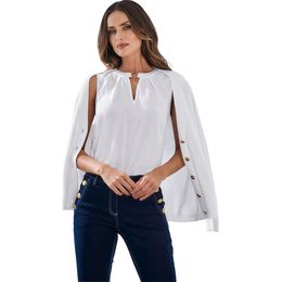 Heine Top in Wei&szlig; - 71% | Gr&ouml;&szlig;e 48 | Damen-tops
