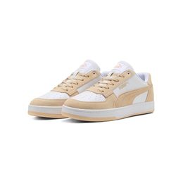 Puma Leder-Sneakers "Caven 2.0 Mono" in Wei&szlig;/ Beige - 26% | Gr&ouml;&szlig;e 38 | Damen-sneakers