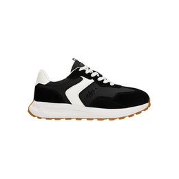 Relaks Leder-Sneakers in Wei&szlig;/ Schwarz - 37% | Gr&ouml;&szlig;e 40 | Damen-sneakers