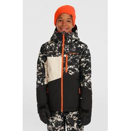 O`Neill O'Neill Ski-/ Snowboardjacke in Schwarz/ Beige - 40% | Gr&ouml;&szlig;e 116 | Kinder-outdoor-jacken
