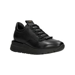 Wojas Leder-Sneakers in Schwarz - 40% | Gr&ouml;&szlig;e 41 | Damen-sneakers