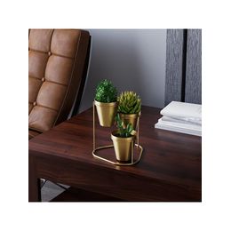 Scandinavia Concept Blumenständer in Gold - (B)19 x (H)20 x (T)19 cm - 71% | Kerzen-vasen