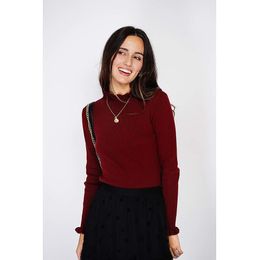 C& Jo Pullover in Bordeaux - 73% | Größe 40 | Damen-pullover-cardigans