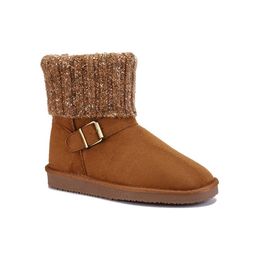 ISLAND BOOT Winterboots "Kourtney" in Hellbraun - 78% | Gr&ouml;&szlig;e 41 | Damen-stiefel