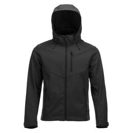 Traunstein Sport Softshelljacke "Malachit" in Schwarz - 39% | Gr&ouml;&szlig;e 4XL | Herren-outdoorjacken
