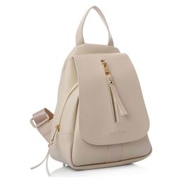 Lucky Bees Rucksack in Beige - (B)23 x (H)33 x (T)8 cm - 80% | Damen-taschen