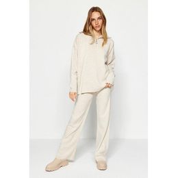 Trendyol 2tlg. Outfit in Creme - 57% | Gr&ouml;&szlig;e S | Damen-pullover-cardigans