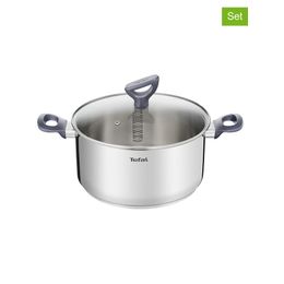 Tefal 2tlg. Set: Edelstahl-Kochtopf "Daily Cook" - &Oslash; 24 cm - 33% | Kochgeschirr
