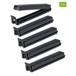 Wenko 2er-Set: Verschluss-Clips "Tilly" in Schwarz - 2x 5 St&uuml;ck - 16% | Kuechenhelfer