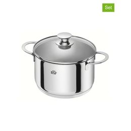 Zwilling 2tlg. Set: Edelstahl-Kochtopf ''Bordeaux'' - 3,5 l - 65% | Kochgeschirr