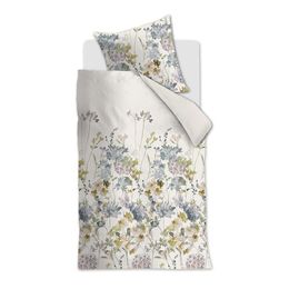 Beddinghouse Bettw&auml;sche-Set ''Hortensia'' in Creme/ Hellblau - 55% | Gr&ouml;&szlig;e 155x220 cm | Bettwaesche-bettwaren