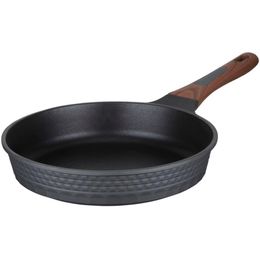Bratpfanne RESTO KITCHENWARE "Capella, Pfanne antihaftbeschichtet und spülmaschinenfest", schwarz, H:6cm L:49,5cm Ø:28cm, Pfannen, Bratpfanne, Schmorpfanne mit einzigartigem 3D-Design