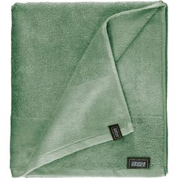 Sch&ouml;ner Wohnen Kollektion Badetuch "Sense", gr&uuml;n, B:100cm L:150cm, Frottee, Obermaterial: 100% Baumwolle, SCH&Ouml;NER WOHNEN-KOLLEKTION, Handt&uuml;cher, Badetuch, mit Velourborte, hautschmeichelnde Airtouch Qualit&auml;t, super weich