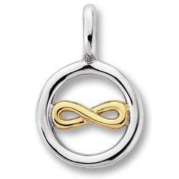 Kette mit Anh&auml;nger ONE ELEMENT "Schmuckset - Set mit Halskette Unendlich Anh&auml;nger aus 925 Silber", silber, Halsketten, Damen, Silber 925 (Sterlingsilber)