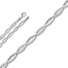 ONE ELEMENT Damen Silberarmband "Zirkonia Armband aus 925 Silber 17 cm", mit Zirkonia, Silber 925 (Sterlingsilber)silber, Silber 925