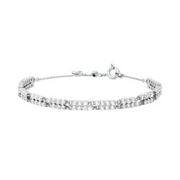 Armband Michael Kors "Schmuck Geschenk Silber 925 Armschmuck PREMIUM", silberfarben, kristallwei&szlig;, kristallwei&szlig;, Armb&auml;nder, Damen, 18,4cm, Silber 925 (Sterlingsilber), Armband, mit Zirkonia (synth.)