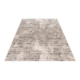 Teppich Obsession "My Nevada 343", grau, B:80cm H:5mm L:150cm, Polyester, Teppiche, Teppich, modernes 3D-Design, abstaktes Motiv, Wohnzimmer