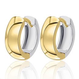 Paar Creolen ONE ELEMENT "Ohrringe Creolen aus 333 Gelbgold &Oslash; 12,0 x 4,0 mm", silber, Ohrringe, Damen, Damen, Gelbgold 333 Gold, Gelbgold 333, Gold