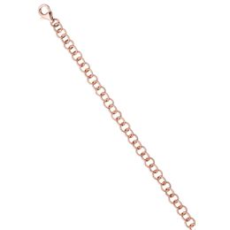 Armband Jobo "Rund-Ankerarmband", roségoldfarben, Armbänder, Damen, 19cm, Silber 925 (Sterlingsilber), Armband, 925 Silber 19 cm