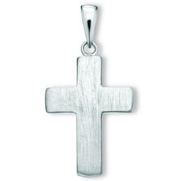 Kette mit Anh&auml;nger ONE ELEMENT "Schmuckset - Set mit Halskette Kreuz Anh&auml;nger aus 925 Silber", silber, Halsketten, Damen, Silber 925 (Sterlingsilber)