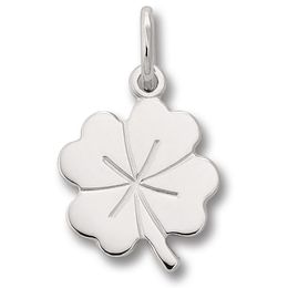 Kette mit Anh&auml;nger ONE ELEMENT "Schmuckset - Set mit Halskette Kleeblatt Anh&auml;nger aus 925 Silber", silber, Halsketten, Damen, Silber 925 (Sterlingsilber)