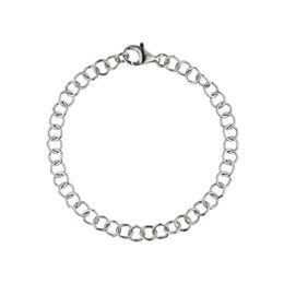 Armband Jobo "Rund-Ankerarmband", silberfarben, Armb&auml;nder, Damen, 19cm, Silber 925 (Sterlingsilber), Armband, 925 Silber 19 cm