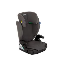 Graco Kinderautositz Junior Maxi R129, Dunkelgrau, Textil, F&uuml;llung: Polyester, 39x46.3x64.5-85.5 cm, abnehmbarer und waschbarer Bezug, h&ouml;henverstellbare Kopfst&uuml;tze, optimaler Aufprallschutz, schadstoffgepr&uuml;ft, schnell leicht im Auto montierbar, Seitenaufprallschutz, Baby on Tour, Kindersitze, Kindersitze I-Size 100-150cm