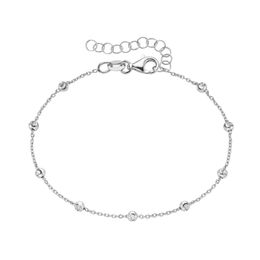Firetti Damen Armband "Schmuck Geschenk Silber 925 Armschmuck Armkette diamantierte Kugeln", 20cm, Silber 925 (Sterlingsilber)silberfarben, Silber
