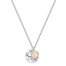 Glanzst&uuml;cke M&uuml;nchen Kette mit Anh&auml;nger GLANZST&Uuml;CKE M&Uuml;NCHEN "GSM1922", silber, Halsketten, Damen, 40,0cm Basiskette + 5,0cm Verl&auml;ngerung,mit Steinen, Silber 925 (Sterlingsilber), aus Sterling Silber