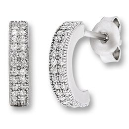 Paar Ohrh&auml;nger ONE ELEMENT "Zirkonia Ohrringe Ohrstecker aus 925 Silber", silber, Ohrringe, Damen, Damen,mit Zirkonia, Silber 925 (Sterlingsilber)