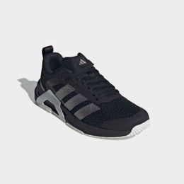Damen Trainingsschuh "DROPSET CONTROL", adidas Performance, Gr. 38,5core schwarz, iron metallic, silber metallic, Textil, Schuhe