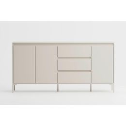 Mid.you Sideboard, Kaschmir, Holzwerkstoff, 2 F&auml;cher, 3 Schublade(n) Schubladen, 170x87x40 cm, Wohnzimmer, Kommoden & Sideboards, Sideboards