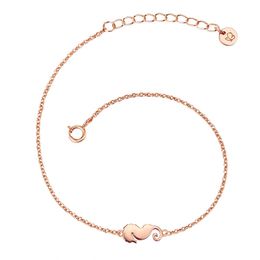 Glanzstücke München Gliederarmband GLANZSTÜCKE MÜNCHEN "A1326", rosa (roségold), Armbänder, Damen, Silber 925 (Sterlingsilber), Gliederarmband, aus Sterling Silber