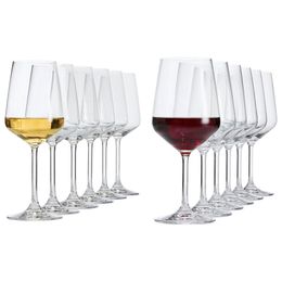 Spiegelau Gl&auml;serset Style, Klar, Glas, 12-teilig, 22.5 cm, ISO 9001, Essen & Trinken, Gl&auml;ser, Gl&auml;ser-Sets
