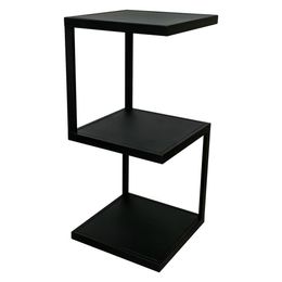 CARRYHOME Regal, Schwarz, Metall, 3 F&auml;cher, 25x54.5x25 cm, stehend, in verschiedenen Gr&ouml;&szlig;en erh&auml;ltlich, Wohnzimmer, Regale, B&uuml;cherregale
