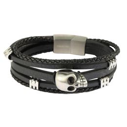 Adelia&acute;s ADELIA ́S Damen Edelstahlarmband "Herren Armband aus Edelstahl", 21, Edelstahlschwarz silber, Edelstahl, Armb&auml;nder