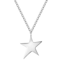 Glanzst&uuml;cke M&uuml;nchen Kette mit Anh&auml;nger GLANZST&Uuml;CKE M&Uuml;NCHEN "GSM1958", silber, Halsketten, Damen, 40,0cm Basiskette + 5,0cm Verl&auml;ngerung, Silber 925 (Sterlingsilber), aus Sterling Silber