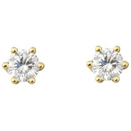 Paar Ohrh&auml;nger ONE ELEMENT "0.2 ct Diamant Brillant Ohrringe Ohrstecker aus 585 Gelbgold", gold, Ohrringe, Damen, Damen, 0,2, Diamanten Gelbgold 585 Gold, Diamanten, Gelbgold 585, Gold