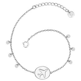 Glanzst&uuml;cke M&uuml;nchen Gliederarmband GLANZST&Uuml;CKE M&Uuml;NCHEN "G292", silber, Armb&auml;nder, Damen, Silber 925 (Sterlingsilber), Gliederarmband, aus Sterling Silber